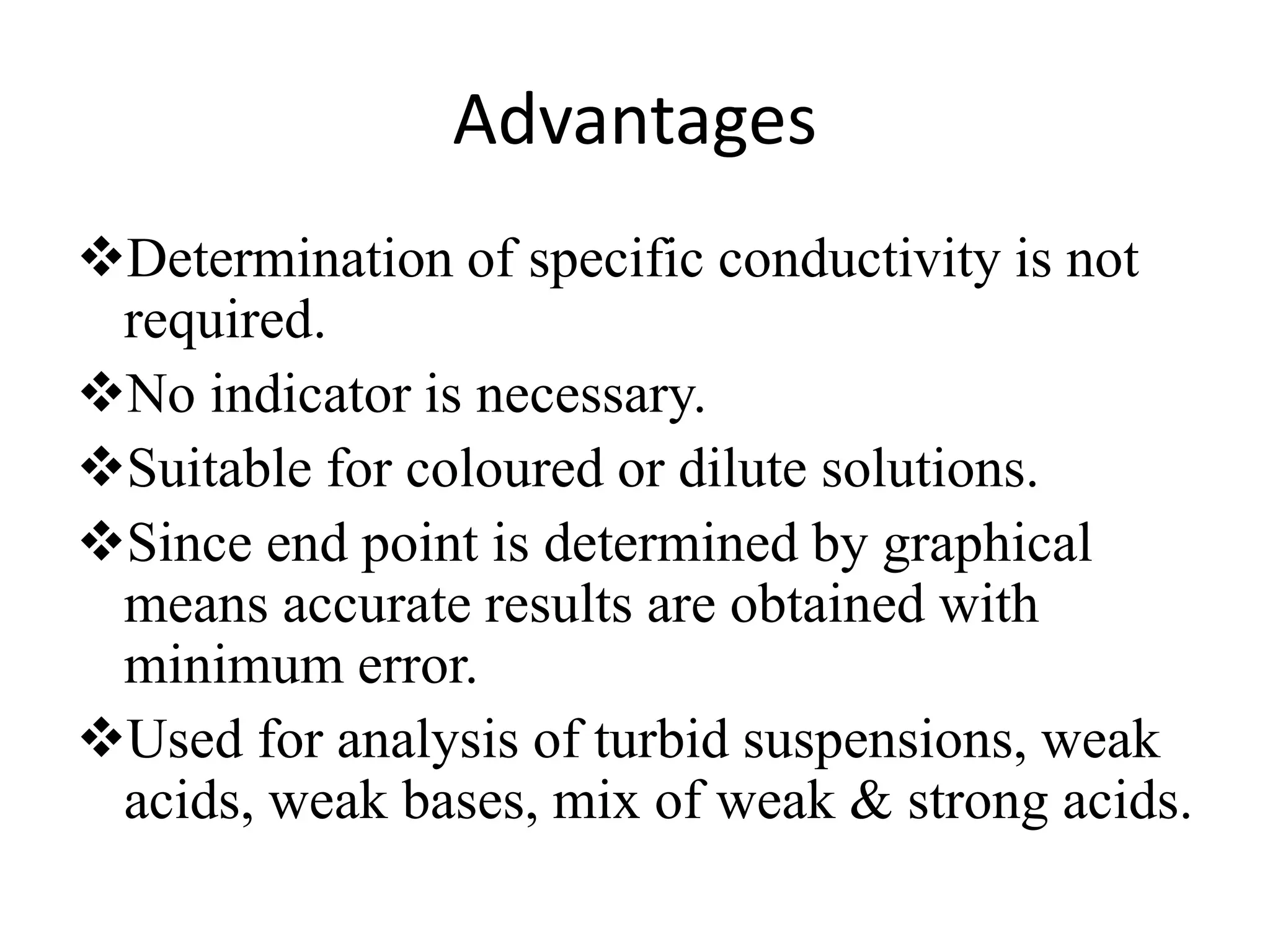 Conductometry (Pharmaceutical analysis) | PPTX