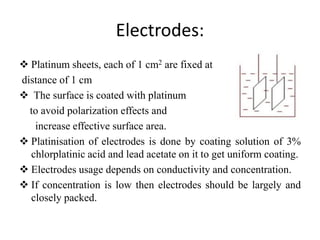 Conductometry (Pharmaceutical analysis) | PPTX