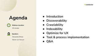 Technical SEO Best Practices: How To Improve Discoverability ...