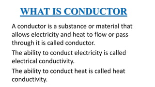 Electrical Conductors and it's types.pptx