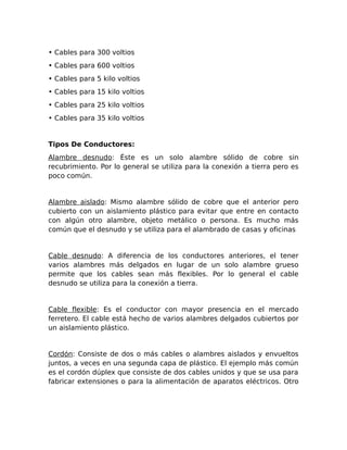 Conductores Eléctricos | PDF