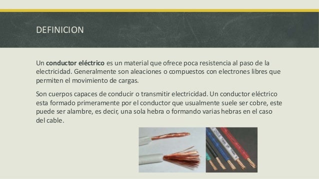 Definición De Conductor Eléctrico - buick