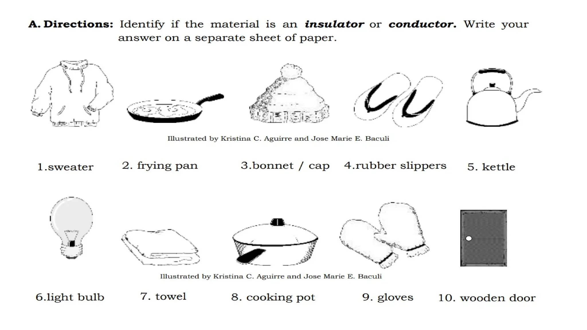 CONDUCTOR INSULATOR in science grade five | PPT