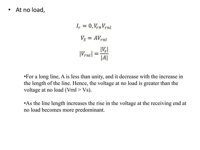 Conductor material and ferranti effect | PPT