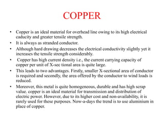 Conductor material and ferranti effect | PPT
