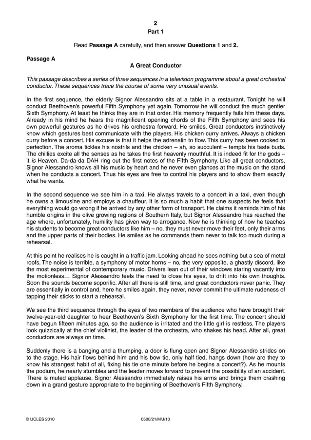 Conductor paper | PDF | Classical Music | Music