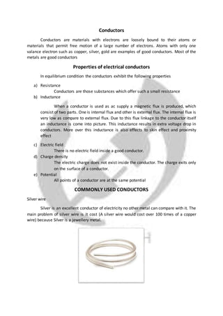 A Study of Conductors | DOCX