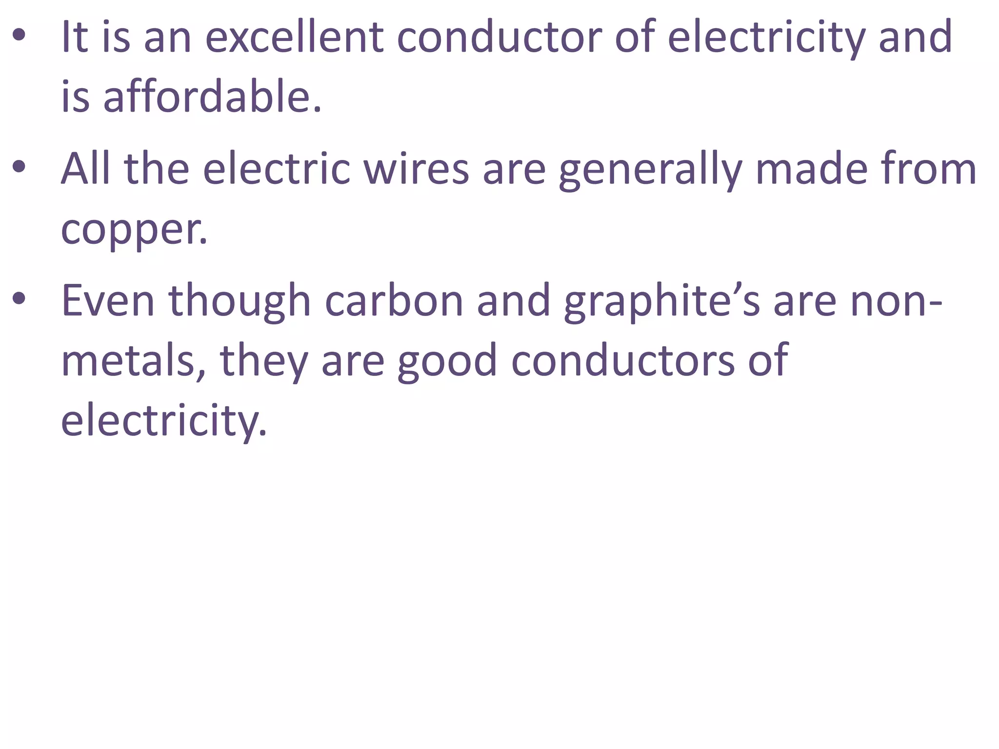 Conductors and insulators | PPTX