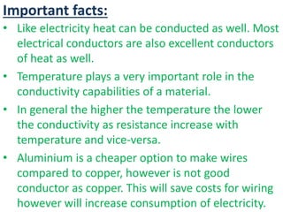Conductors and insulators | PPTX
