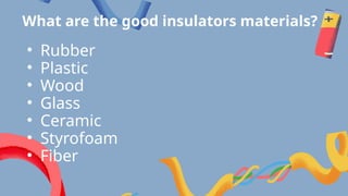 Conductors and Insulators types III.pptx