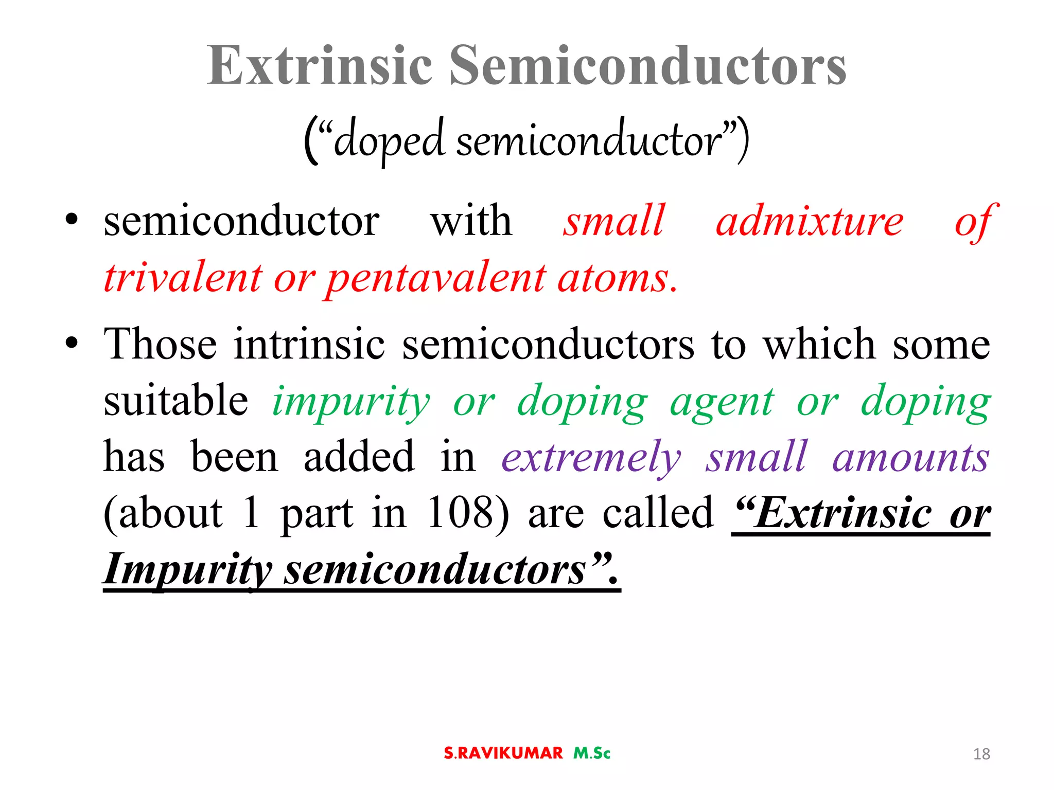 Conductor semiconductor insulator | PPTX