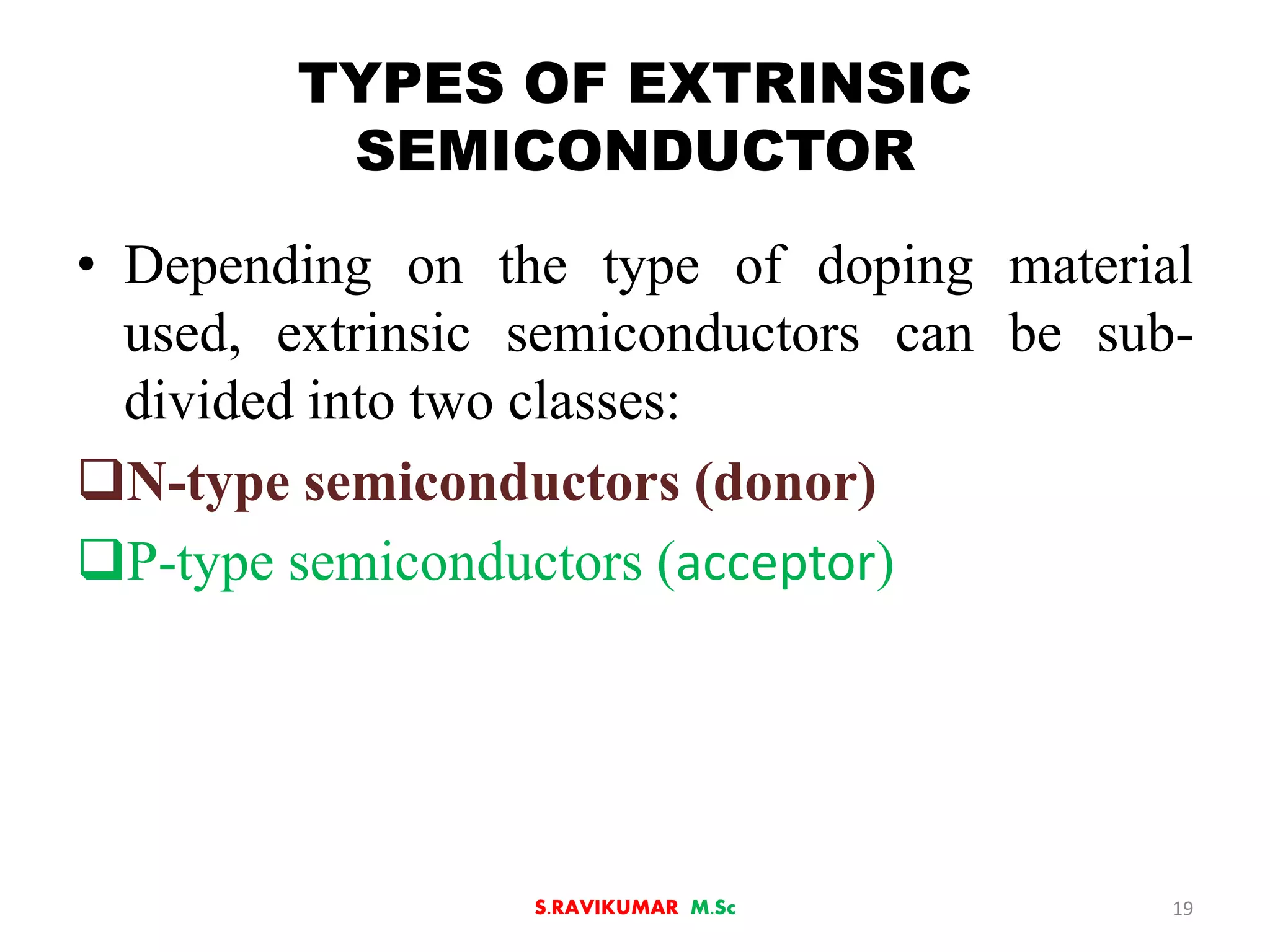 Conductor semiconductor insulator | PPTX