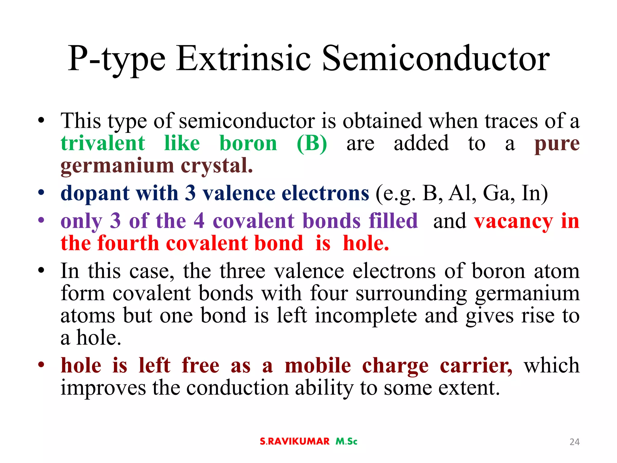 Conductor semiconductor insulator | PPTX