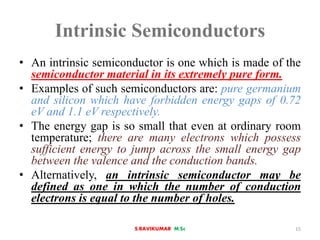 Conductor semiconductor insulator | PPTX
