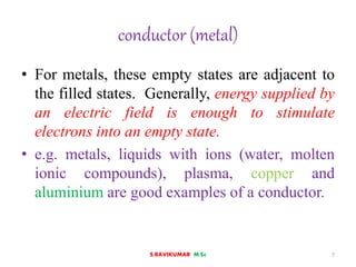 Conductor semiconductor insulator | PPTX