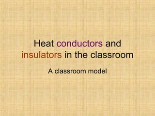 Conductors & insulators | PPT