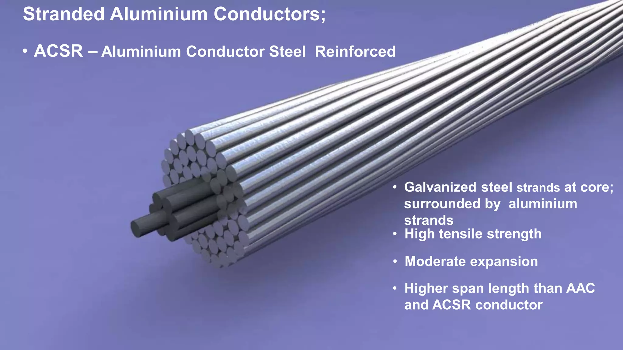 Conductors used in transmission line | PPTX