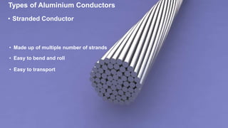 Conductors used in transmission line | PPTX