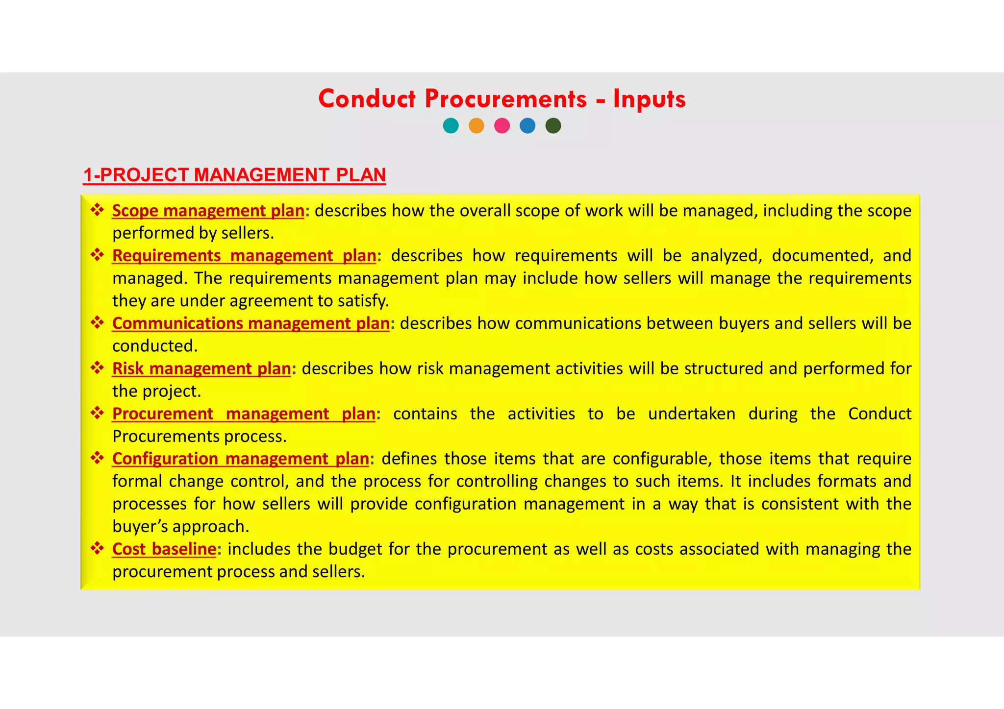 Conduct procurements | PDF