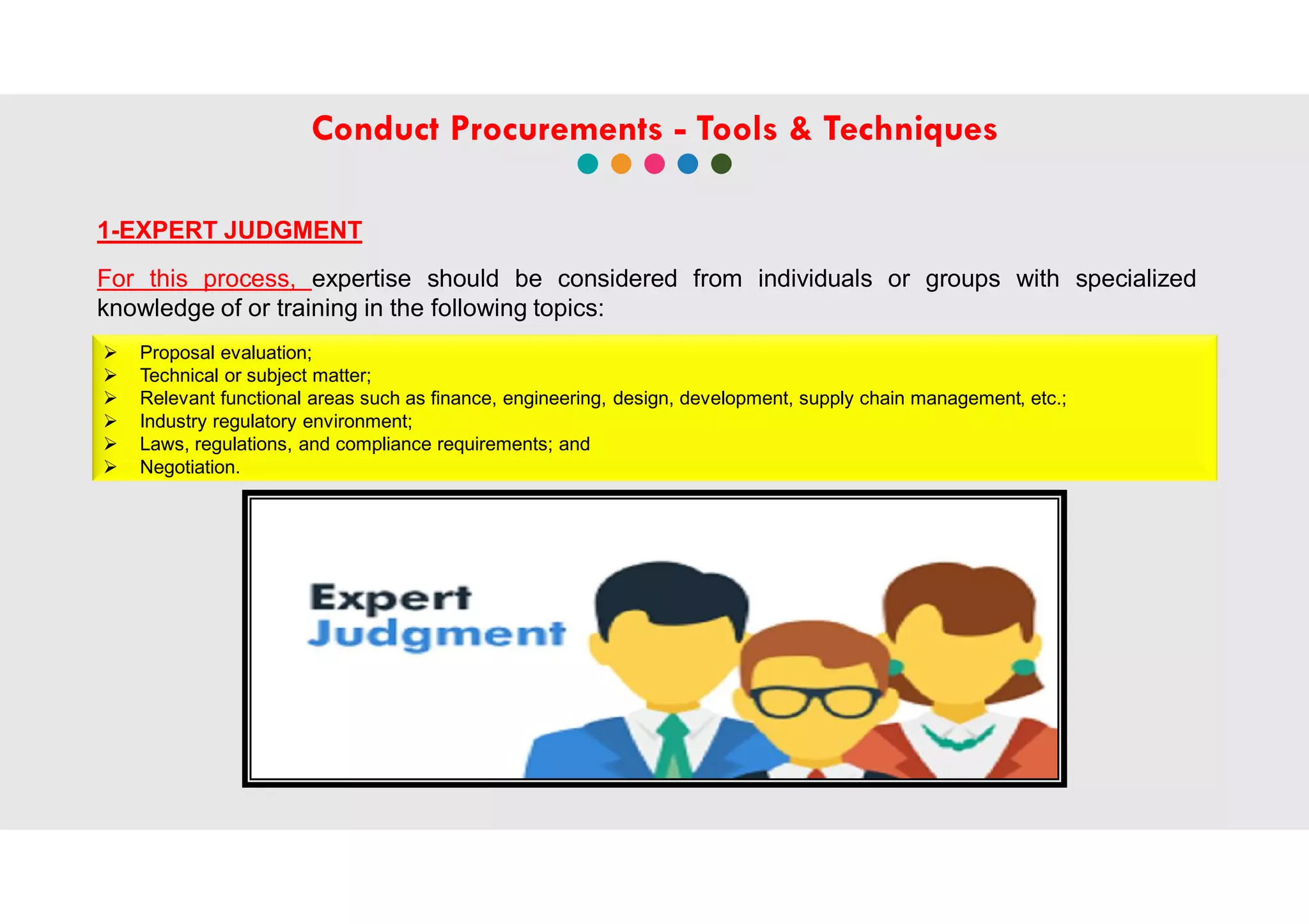 Conduct procurements | PDF