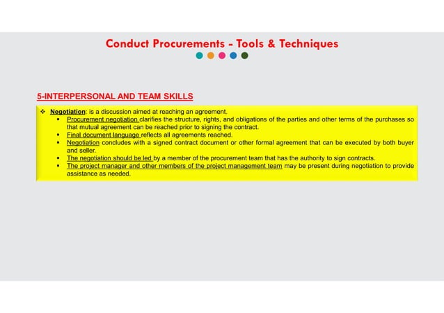 Conduct procurements | PDF