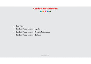 Conduct procurements | PDF
