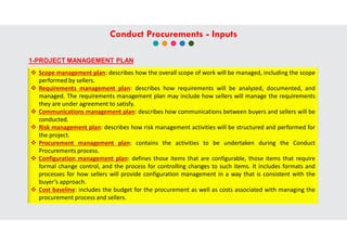 Conduct procurements | PDF