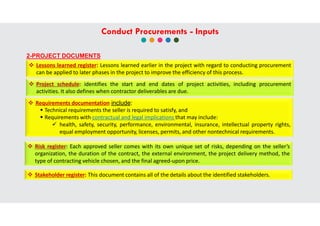Conduct procurements | PDF