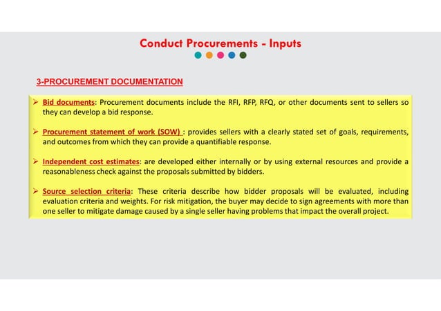 Conduct procurements | PDF