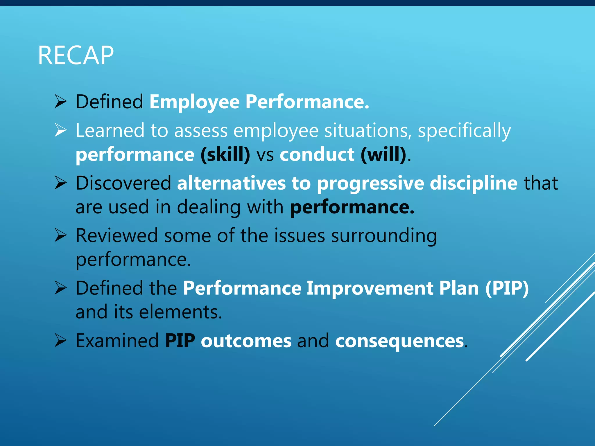 Conduct vs. performance documenting employee performance issues. | PPTX