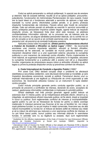 Conduita etica si deontologia profesionala in justitie | DOC
