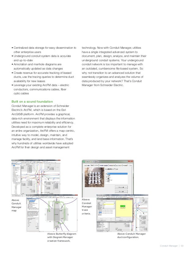 [ArcFM™ Solution] Conduit Manager