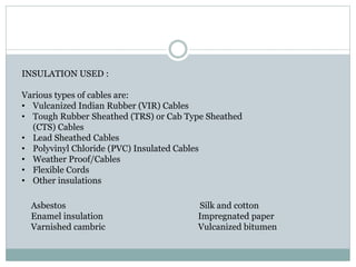 Conduit pipe,fan box and cable wire. | PPTX