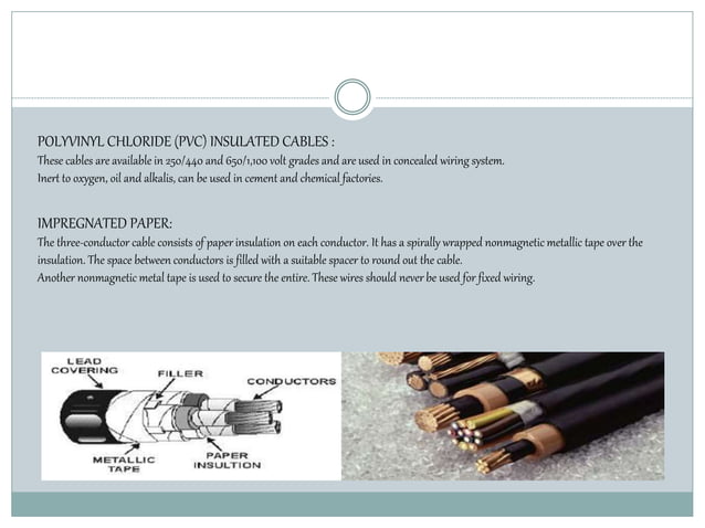 Conduit pipe,fan box and cable wire. | PPT