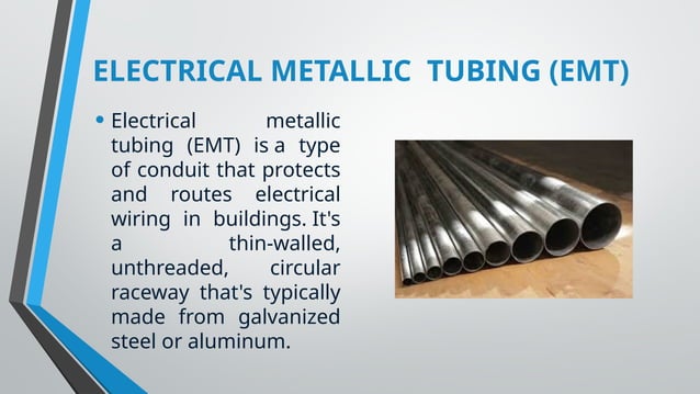 CONDUITS (METALLIC AND NON-METALLIC CONDUITS.pptx