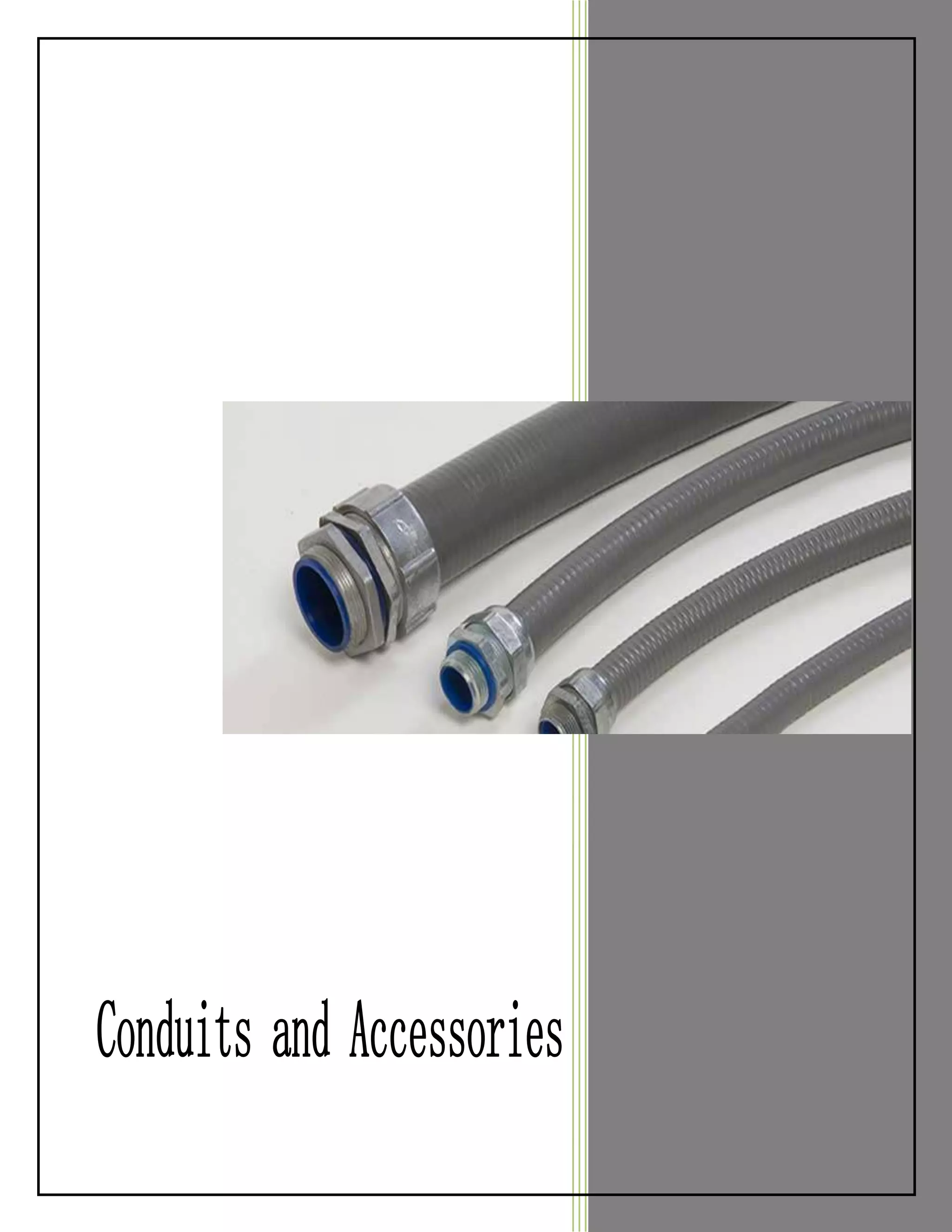Conduits and accessories | DOCX