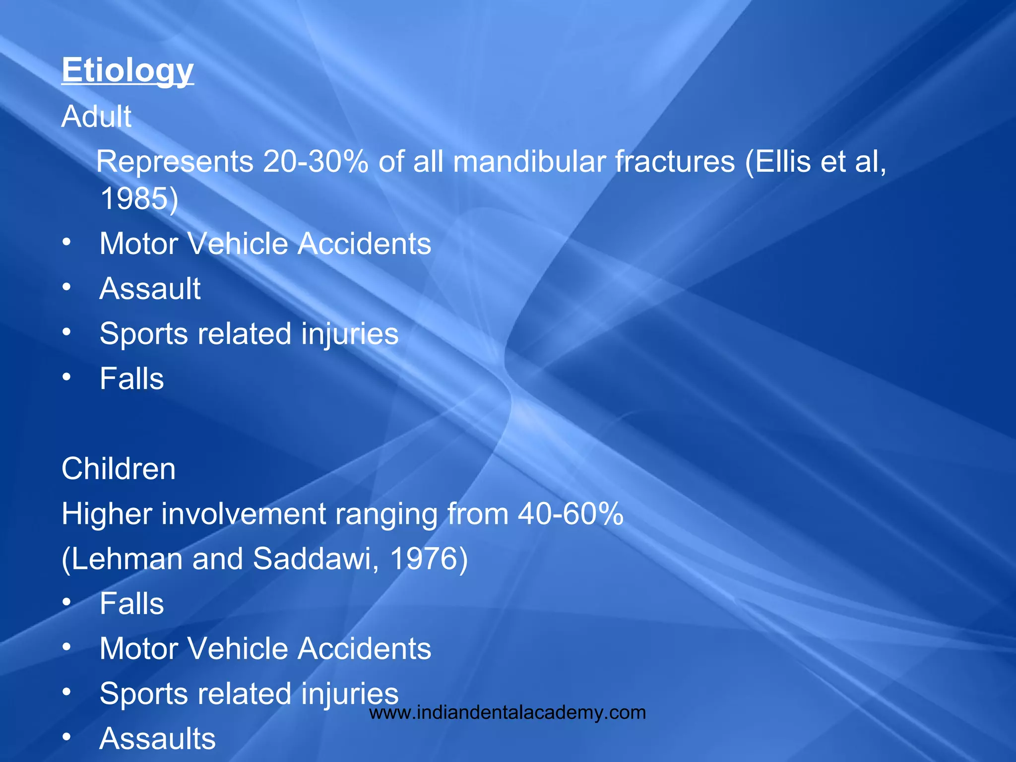 Condylar Fractures Certified Fixed Orthodontic Courses By Indian Dental Academy Ppt