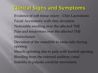 Condylar fractures | PPT