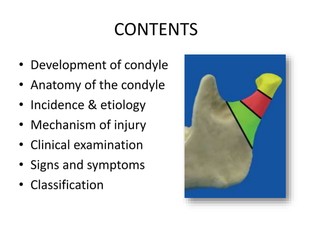 Mandibular Condylar fractures & its Management | PPTX | Death, Injury ...