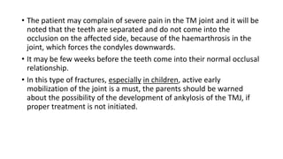 CONDYLAR FRACTURES management and survey | PPTX
