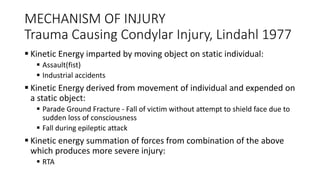 CONDYLAR FRACTURES management and survey | PPTX