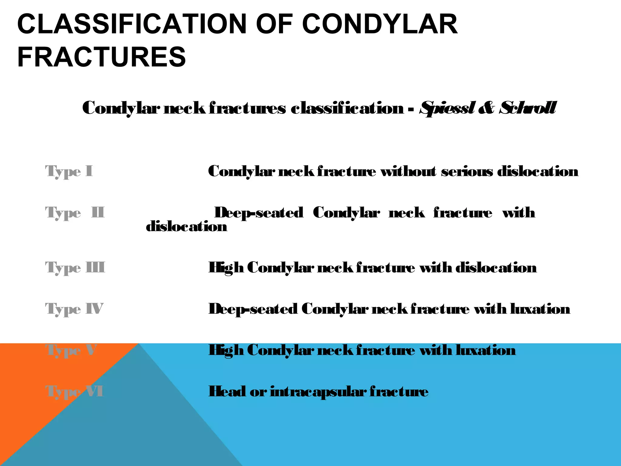 Condylar fractures | PPT