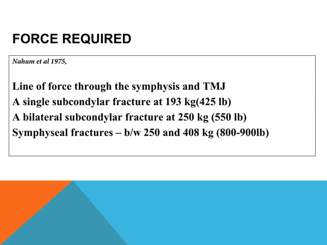 Condylar Fractures Ppt