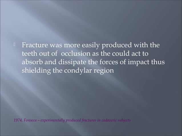 Condylar Fractures Ih Ppt