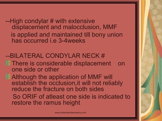 Condylar Fractures /certified fixed orthodontic courses by Indian ...