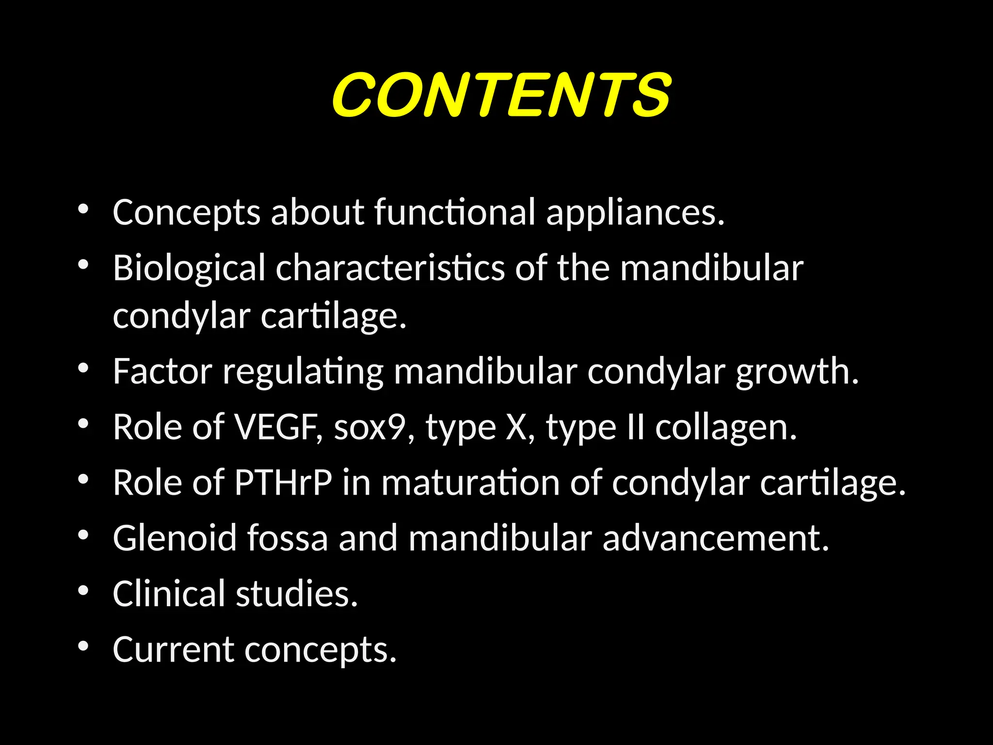 condylar growth in orthodontics and dentofacial orthopaedics | PPTX