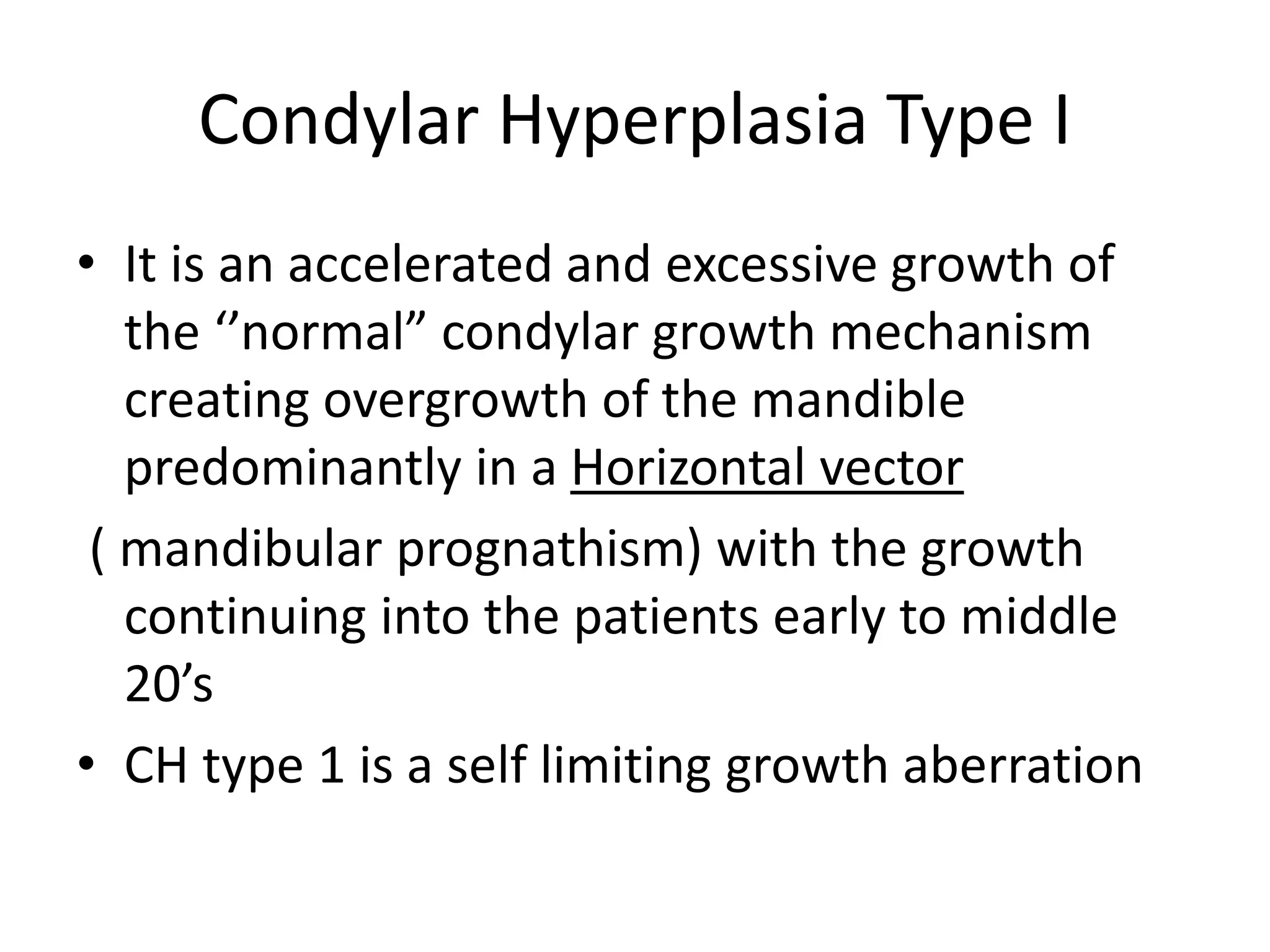 Condylar hyperplasia(ch) | PPTX