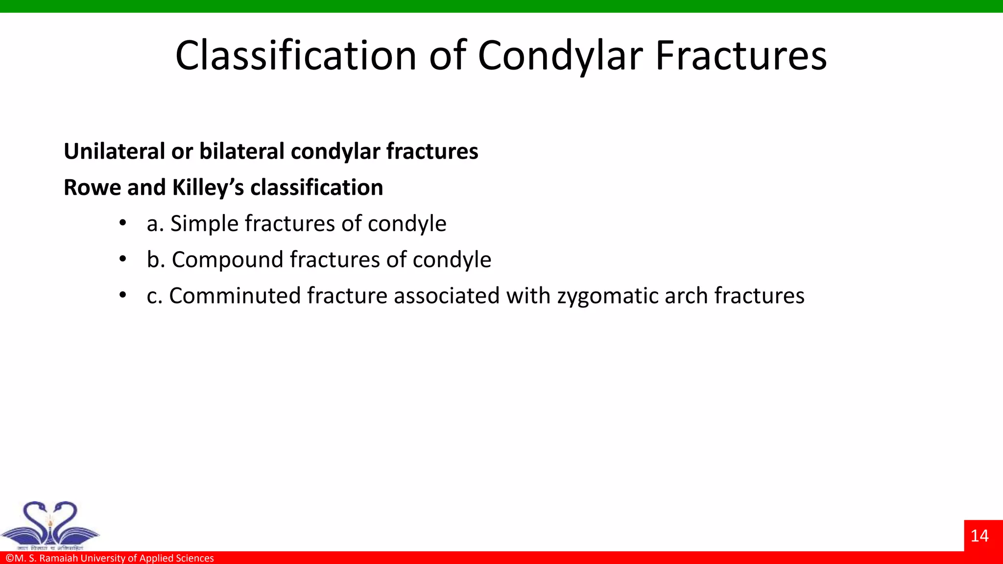 Condylar fractures | PPTX