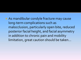 Condyle ppt | PPTX