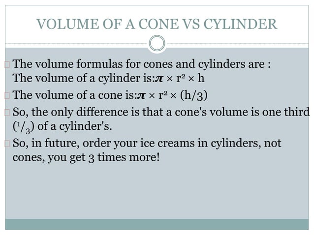 Cone | PPTX | Physics | Science